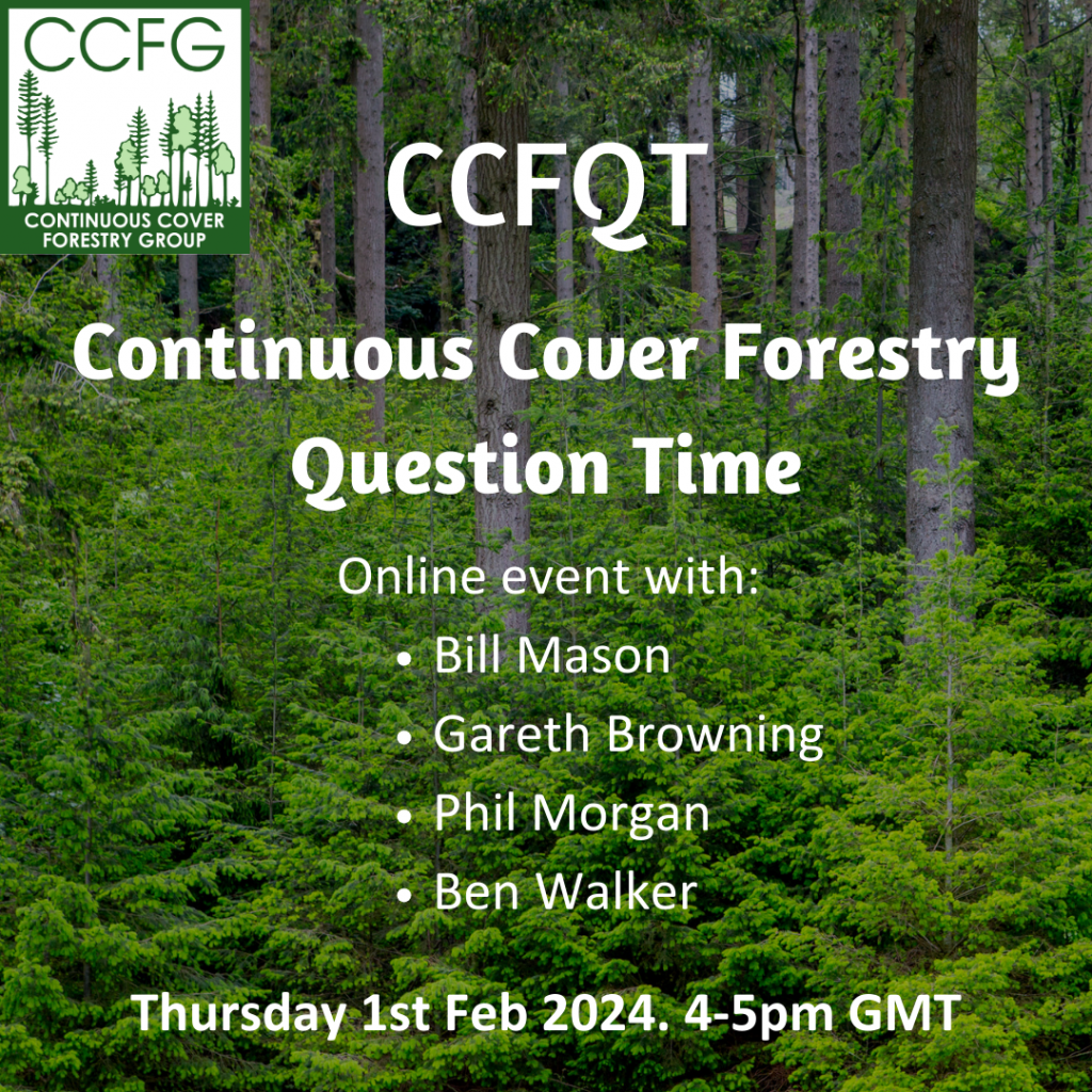 Introducing CCFQT - Continuous Cover Forestry Group